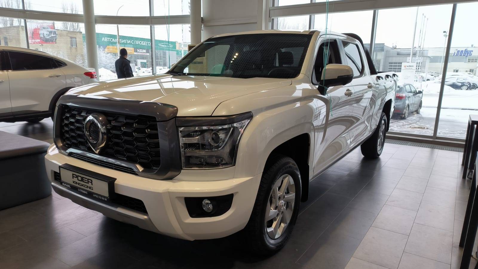 GWM HAVAL Poer KingKong в комплектации Elite белый салон черный дизель МКПП