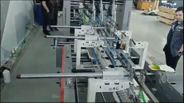 Фальцесклеивающая машина GALAXY 1100 Supreme - тестовый пуск склейки на 1 точку в ЦФО