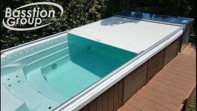 Автоматическое сдвижное накрытие для плавательного СПА бассейна