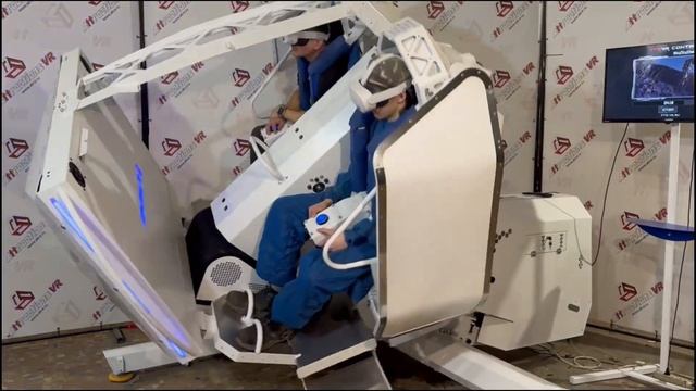 Фантастические гонки на нашем аттракционе  ExoJet 6.0