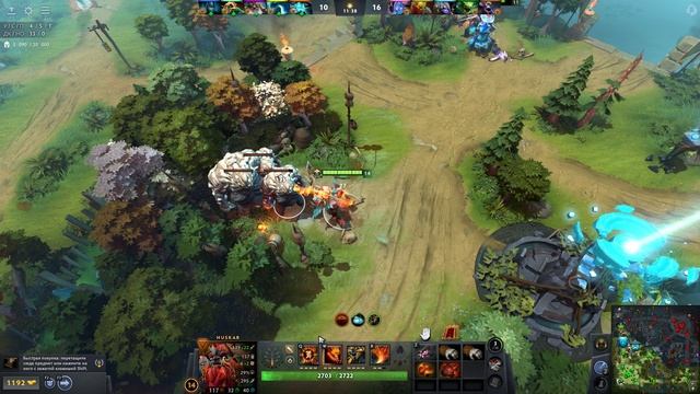 Хускар через Скади. Дота 2