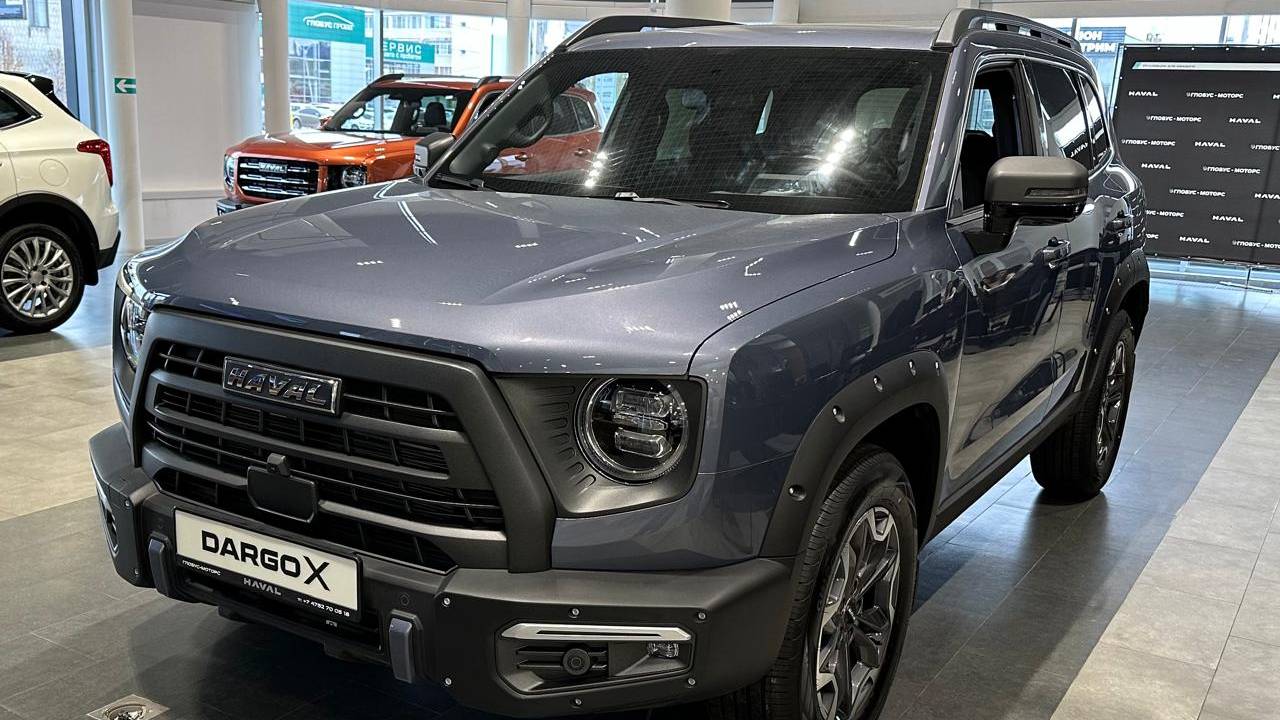 HAVAL Dargo X в комплектации Premium серый салон черно-оранжевый