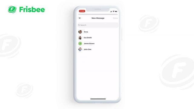 How to create an individual chat in a Frisbee messenger App?