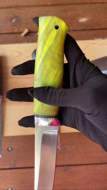 Две Лисы и Следопыт с рукоятью из стабилизированного тополя