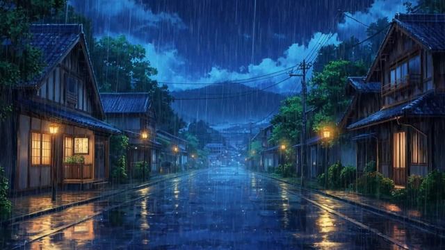🌧️🎵  Успокаивающая музыка с дождём для глубокого сна, медитации и релаксации