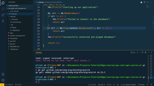 14 - Running Migrations (2160p with 30fps)