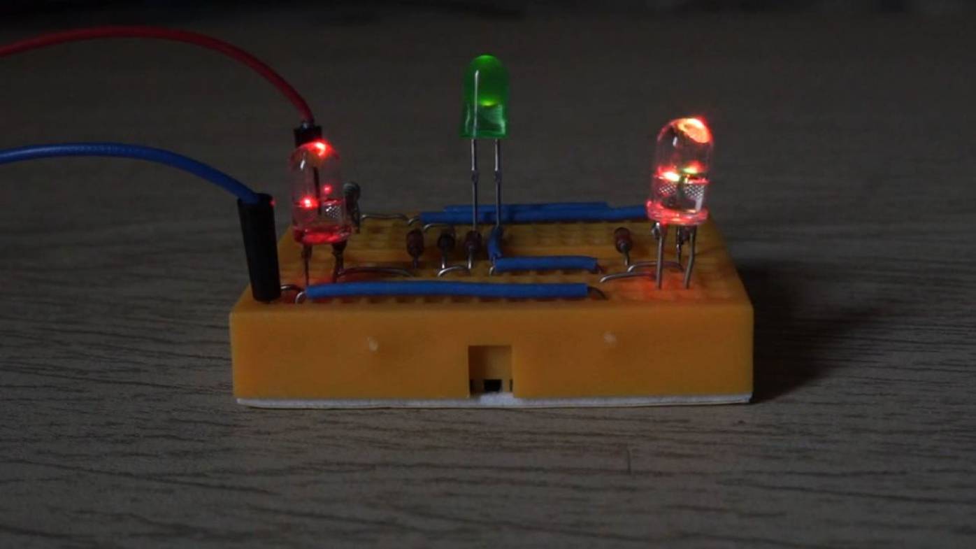 Добавка к цветным мигающим светодиодам.