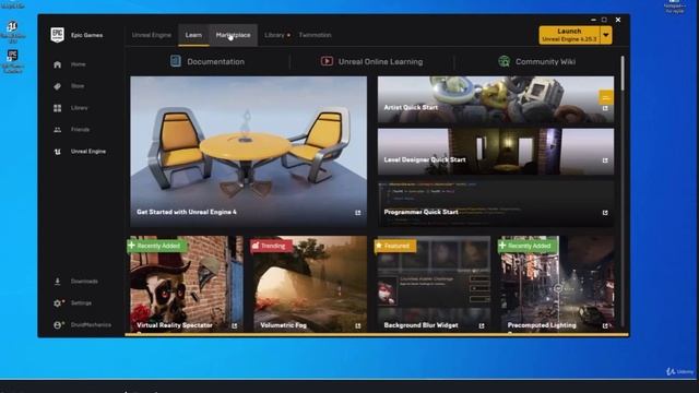 3. Установка Unreal Engine.