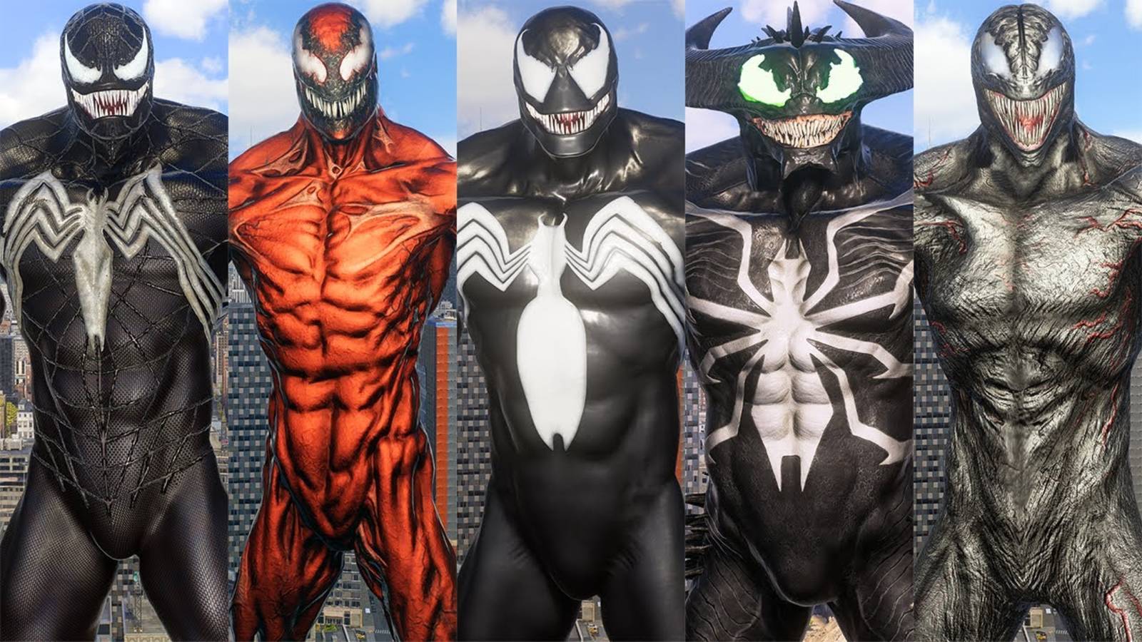 НОВЫЙ НА МОД ВСЕ КОСТЮМЫ ВЕНОМА В Marvel Spider Man 2