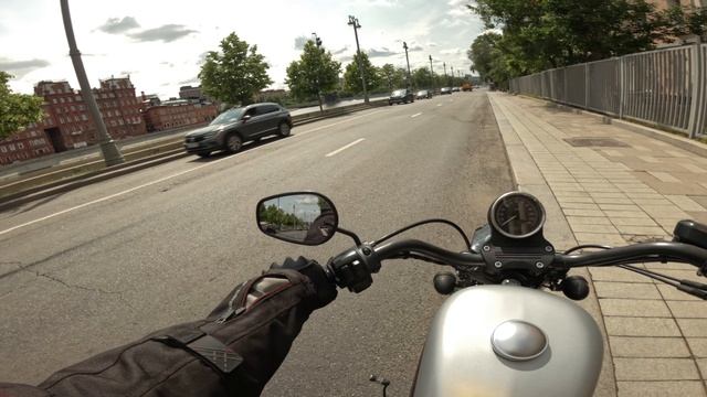 Вдоль набережной на Harley-Davidson Sportster 1200 Часть 2