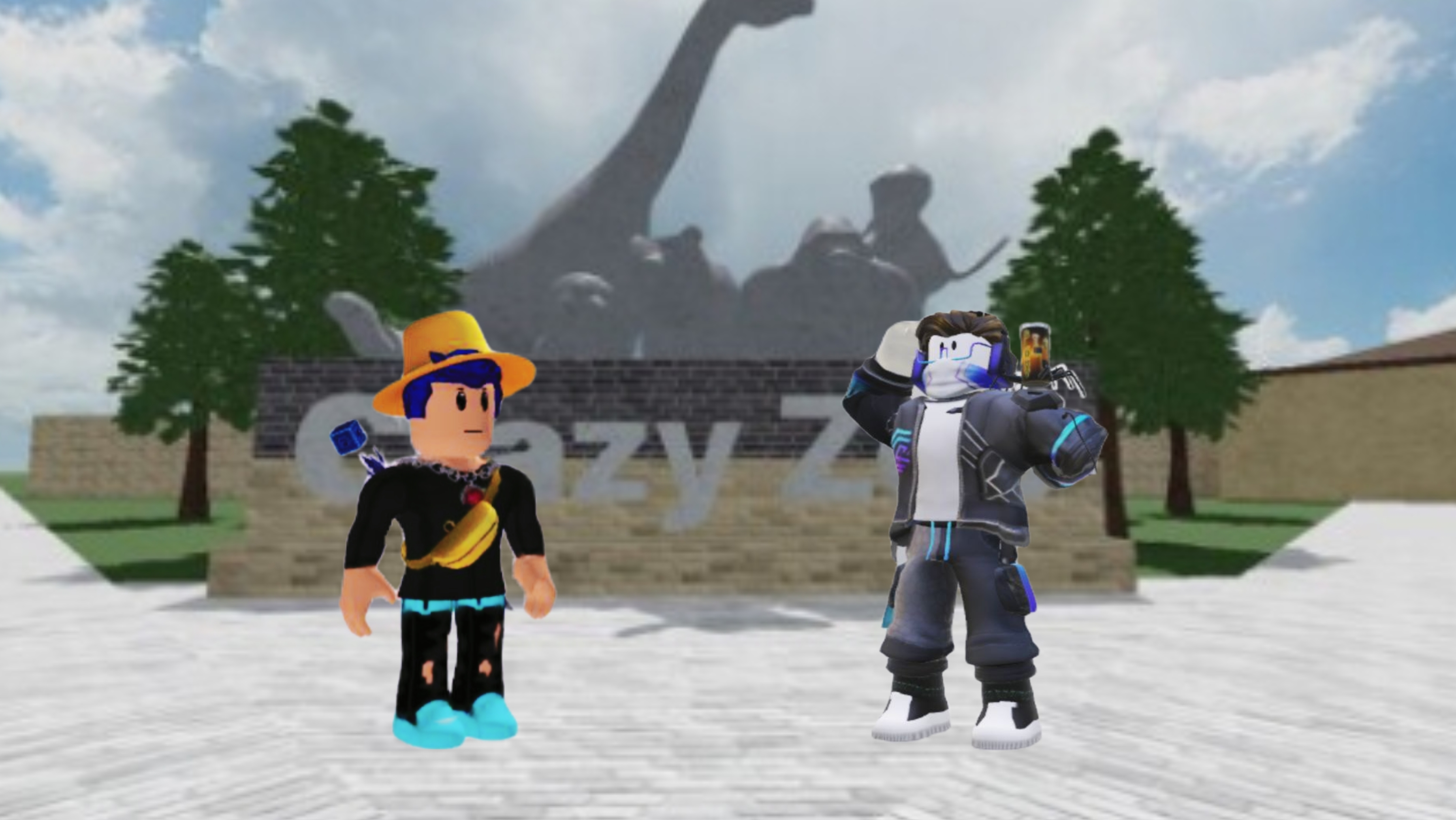 Мы с другом пошли в сумасшедший зоопарк в Roblox!