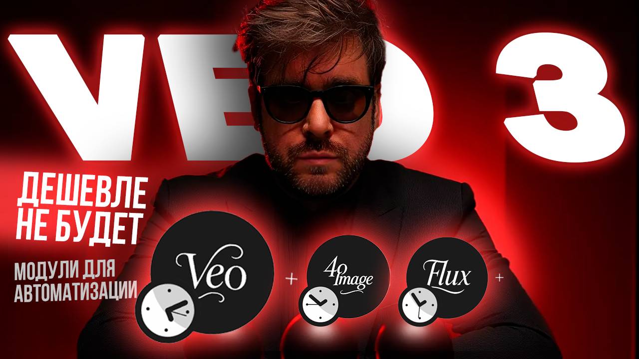 VEO 3 в Make.com и ещё 2 модуля: дешёвая генерация по API