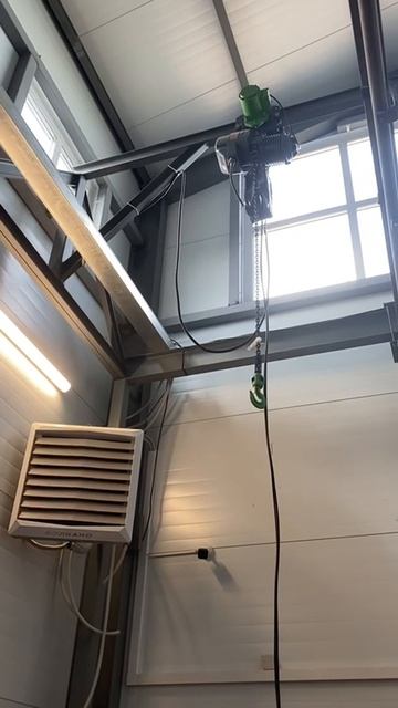 Тельфер-кран для посадки на подвесной путь
Проверка оборудования перед пуско-наладкой.