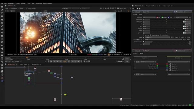 40_Compositing The Explosion  Compositing Academy