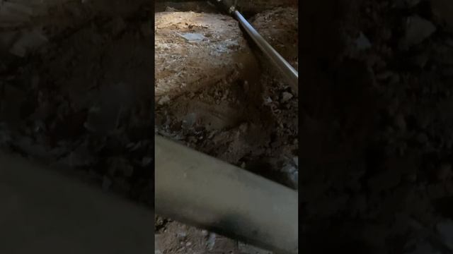 Replacing cracked water-tube in crawling space
