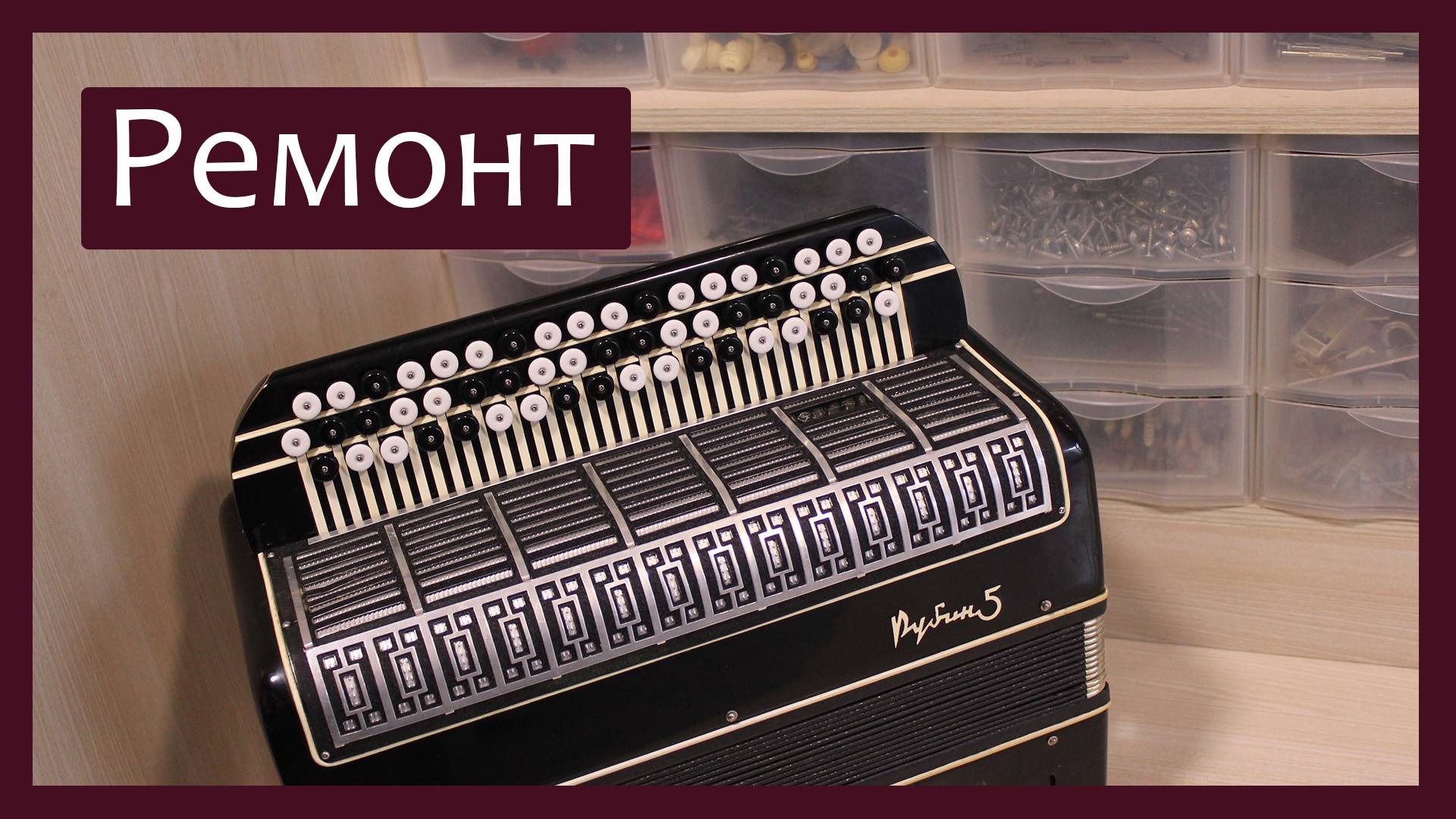 Трудовые будни / Ремонт баяна "Рубин 5"