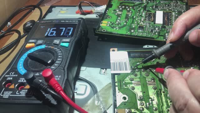 Ремонт TV SAMSUNG после грозы | блок питания