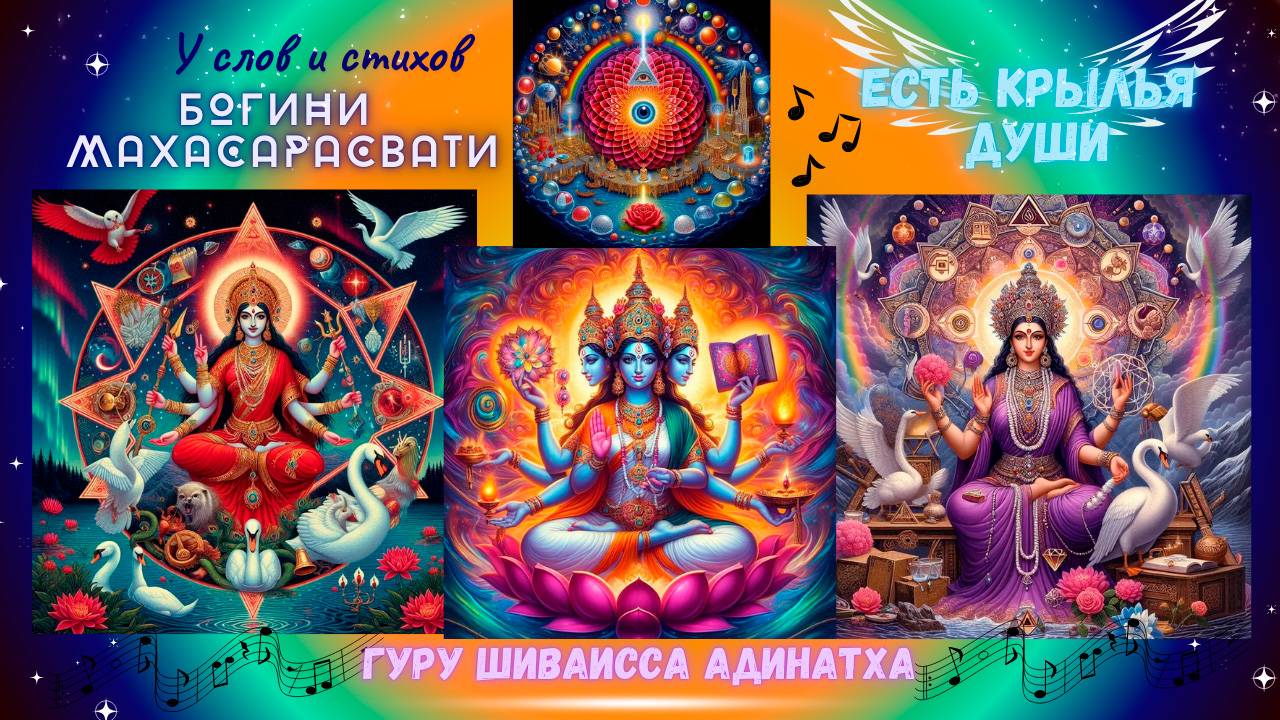У слов и стихов Богини Махасарасвати есть крылья души