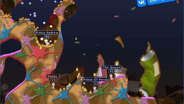 WORMS. Одна забавная каточка.