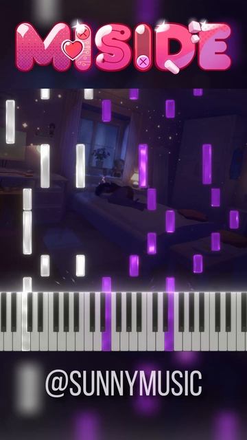 Sleepy Mita (MiSide) 【 Music Box / SHORTS 】 #MiSide #Synthesia