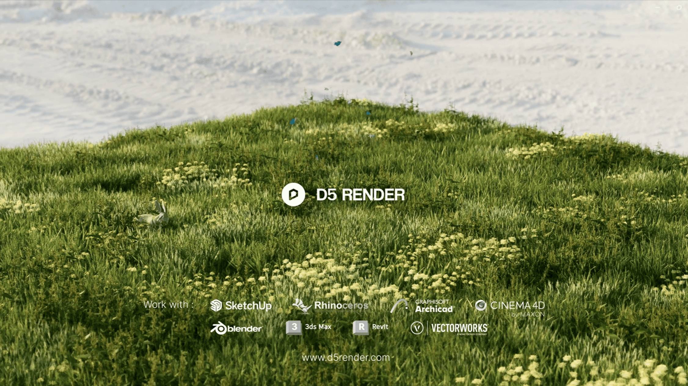 Как отрисовать реалистичную траву и газон с помощью рендера в D5