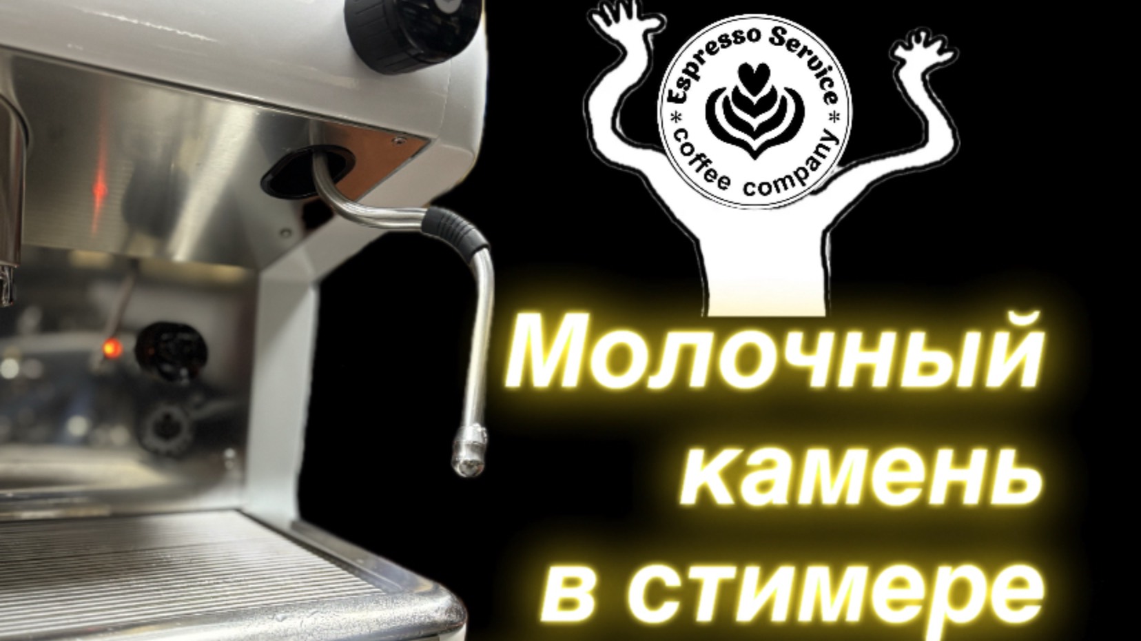 Стимер кофемашины и молочный камень