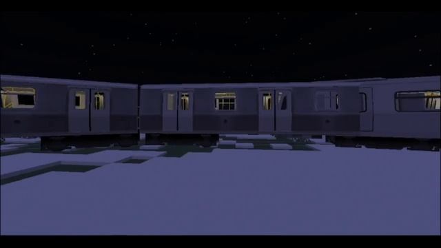 Столкновение трёх поездов на второй ветке моего Майнкрафт метро