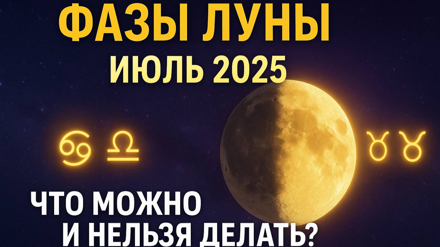 ФАЗЫ ЛУНЫ в ИЮЛЕ 2025 🌕 Как Луна повлияет на нас? Полный Лунный календарь + Советы на каждый день!