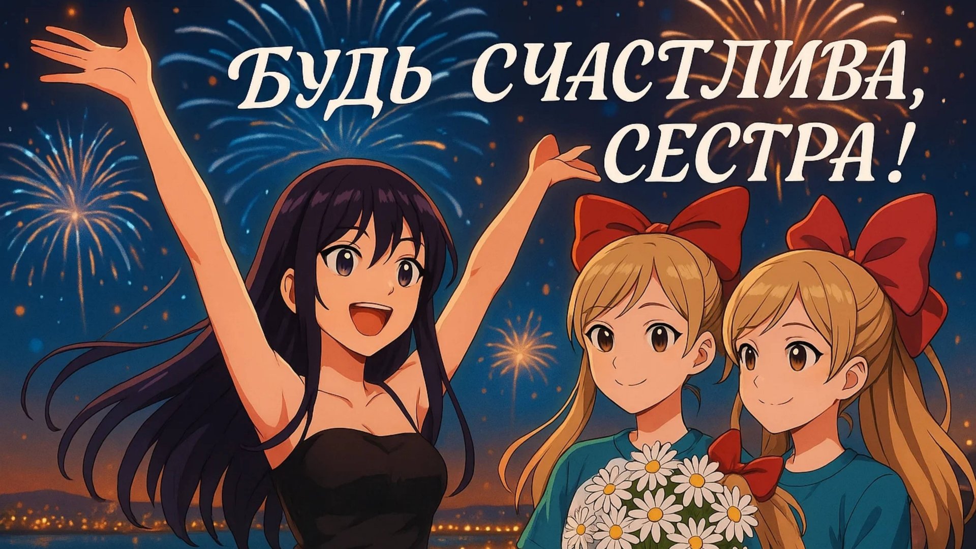 Алёна, зажигай! Поздравление с днем рождения сестре