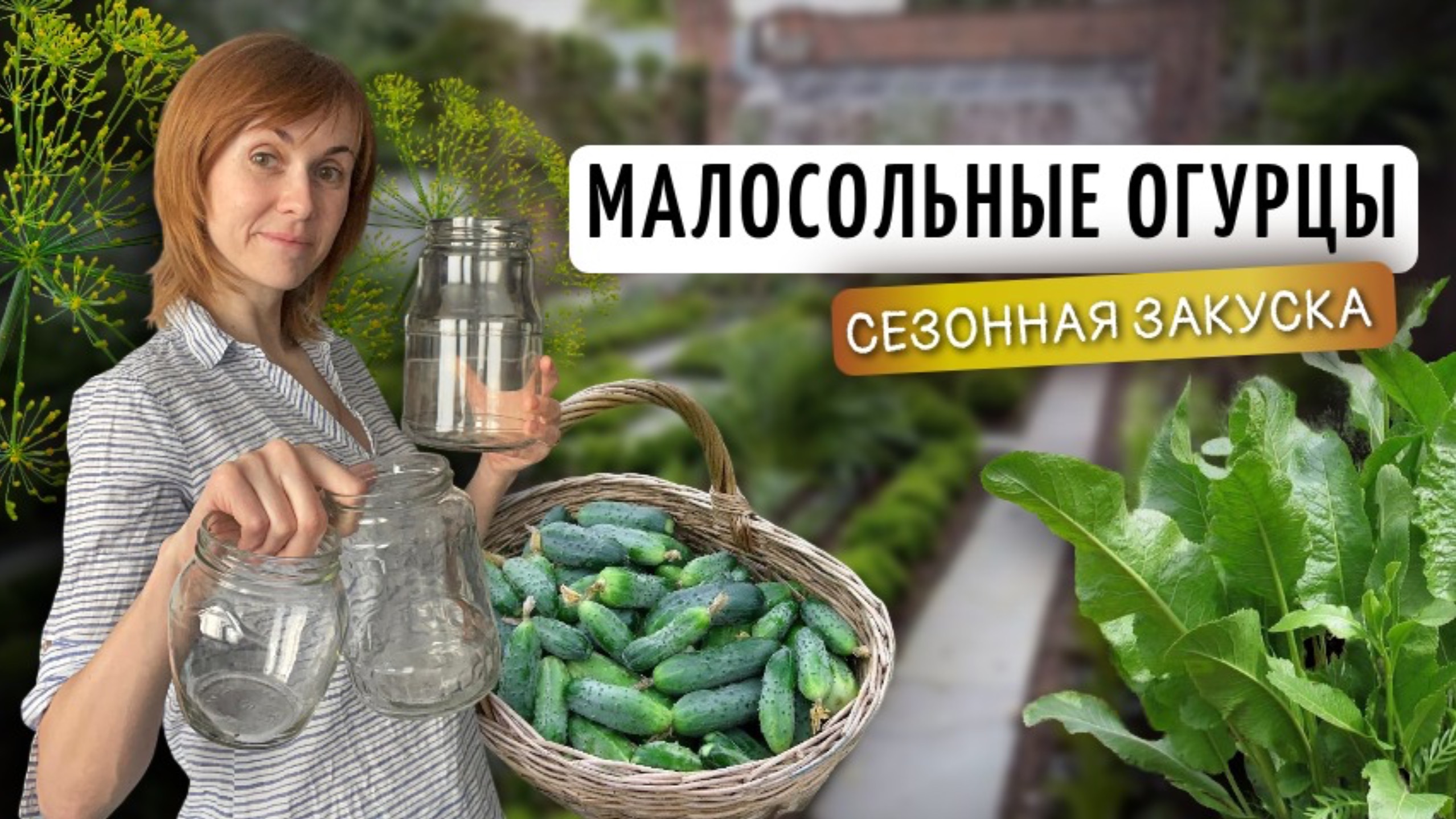 Малосольные огурцы - холодный засол