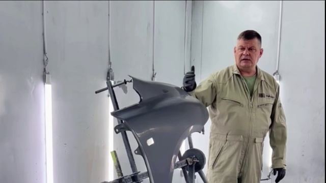 Покраска переходом трехслойного цвета Mazda 46G