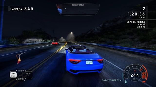 Первая гонка в Need for Speed  Hot Pursuit на видеокарте GTX 980TI