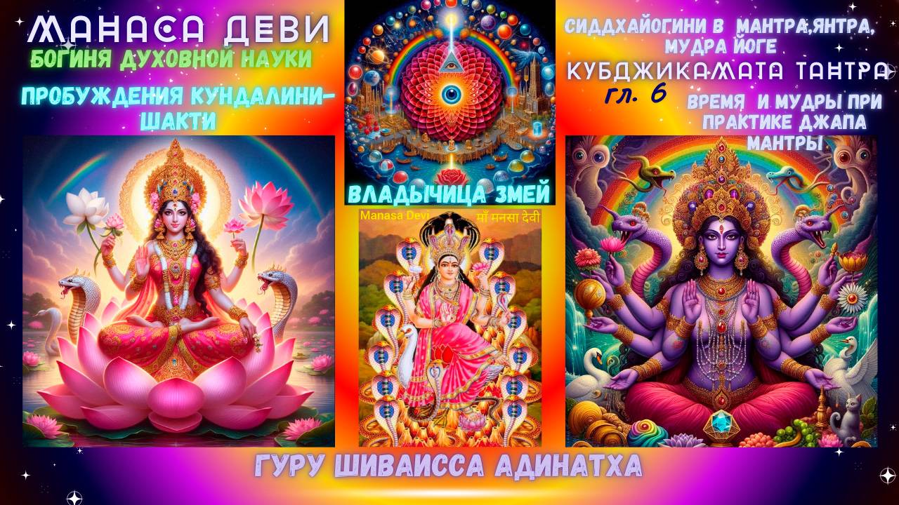 МАНАСА ДЕВИ - Богиня духовной науки,  пробуждения Кундалини-Шакти, владычица Змей, Сиддхайогини