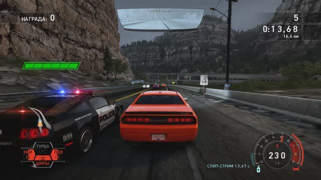 Вторая гонка Need for Speed Hot Pursuit на видеокарте GTX980TI геймплей 1 место