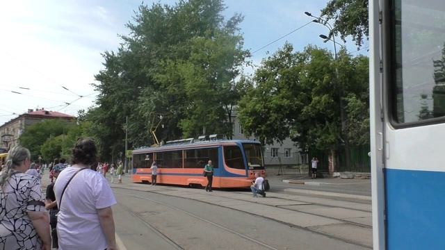 Назад в будущее на московских рельсах! Парад ретро-трамваев на Волочаевской улице