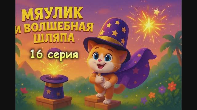 16 серия Мяулик и Волшебная шляпа🎩✨🐰