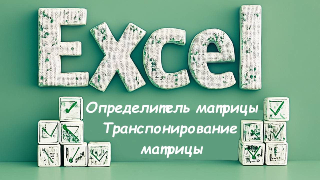 Тема: Нахождение определителя матрицы. Транспонирование матрицы.