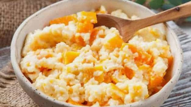 Пшённая каша с тыквой.