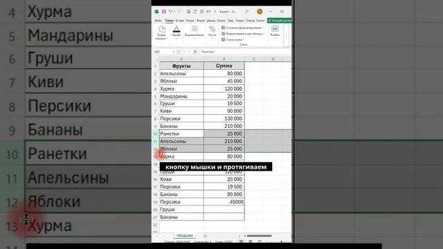 5 приемов для работы с таблицами excel