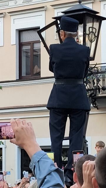 Единственный фонарщик Белорусии г.Брест