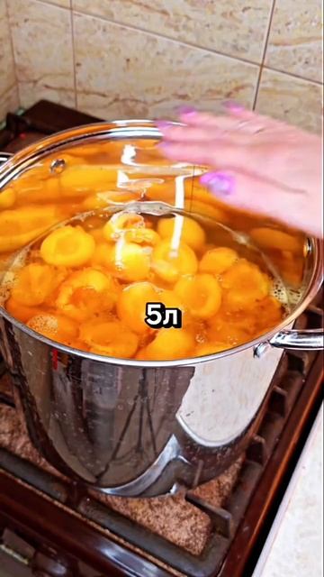 Сок абрикосовый  Абрикосы 2,5 кг.  Вода 2,5 литра.  Сахара 350гр.  #абрикосовыйсок  #viprecept #сок