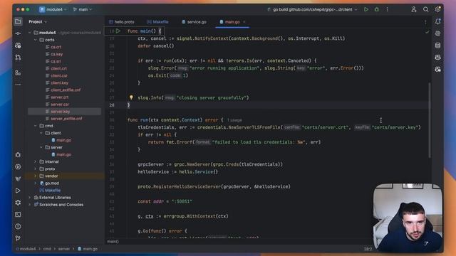 17. Implementing Server-side TLS in gRPC