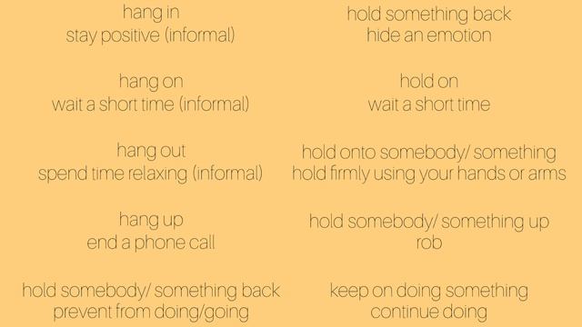 Фразовые Глаголы 13 Phrasal Verbs 13