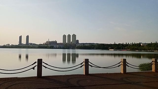 Бейху набережная утро 14 июня, Китай, Манчжурия 2025