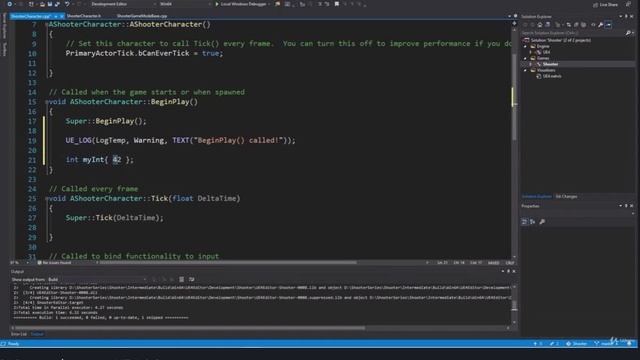 9. Строка формата UE_LOG — Int.