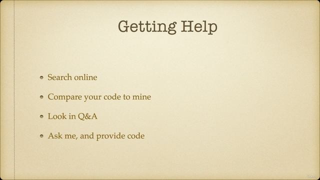6 - Asking for Help