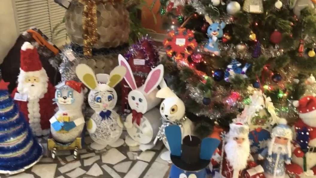 Школьный конкурс новогодние поделки от учеников ОГКОУ «Школа-интернат № 16»  14.12.22