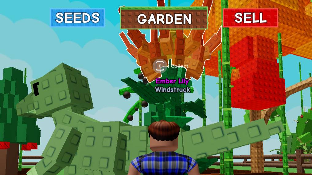 вырасти сад в Roblox / купил эмбер лилию и разбогател! новый сад