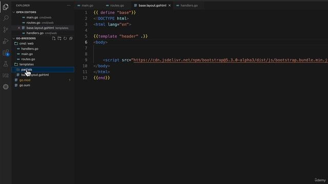 13 - Setting up a simple HTML template