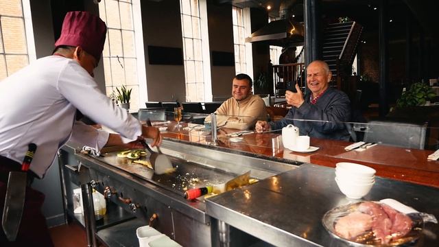 "Fiery" kitchen in Chester (England)!